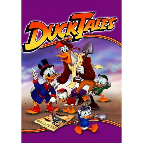 Плакат, постер на бумаге Duck Tales/Утиные истории/. Размер 30 х 42 см
