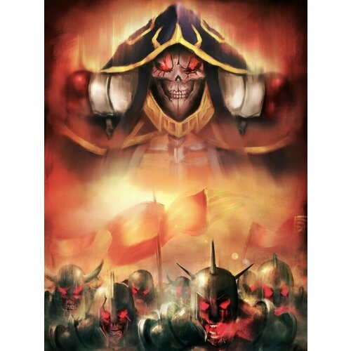 Плакат, постер на бумаге Overlord, Оверлорд. Размер 30 х 42 см