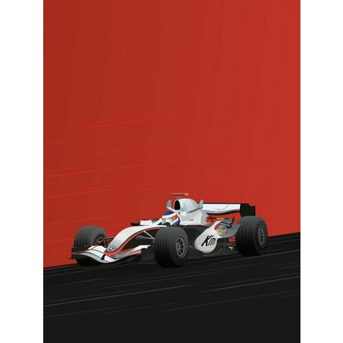 Плакат, постер на холсте Formula 1, Формула 1. Размер 21 х 30 см