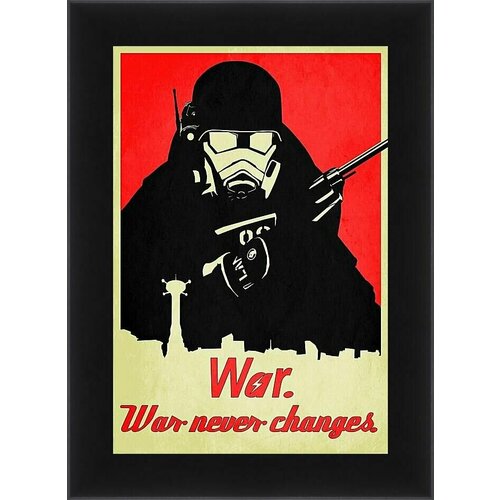 Плакат, постер на холсте Fallout. Размер 21 х 30 см