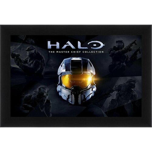 Плакат, постер на холсте Halo: The Master Chief Collection. Размер 21 х 30 см