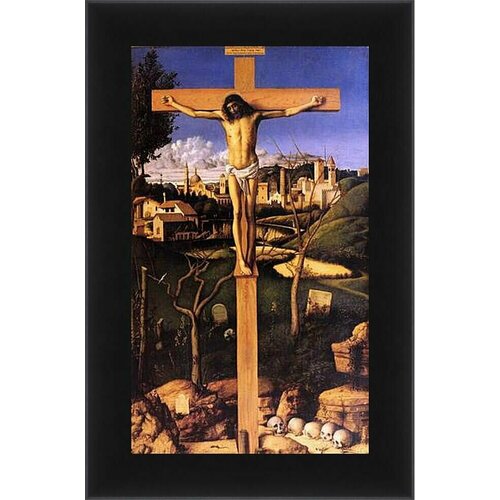 Плакат, постер на холсте The Crucifixion. Джованни Беллини. Размер 60 х 84 см