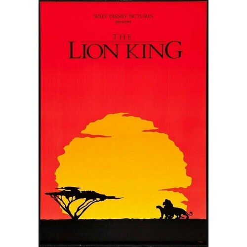 Плакат, постер на бумаге Король Лев (The Lion King), Роджер Аллерс, Роб Минкофф. Размер 42 х 60 см