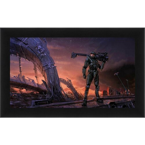 Плакат, постер на бумаге Halo. Размер 60 х 84 см