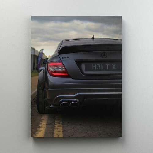 Интерьерная картина на холсте "Mercedes-Benz C36 AMG - Немецкий автомобиль" размер 30x40 см