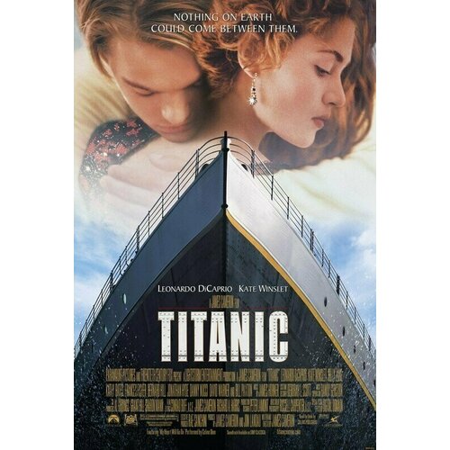 Плакат, постер на холсте Титаник (Titanic), Джеймс Кэмерон. Размер 21 х 30 см