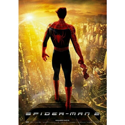 Плакат, постер на бумаге Человек-паук 2 (Spider-Man 2), Сэм Рэйми. Размер 42 х 60 см