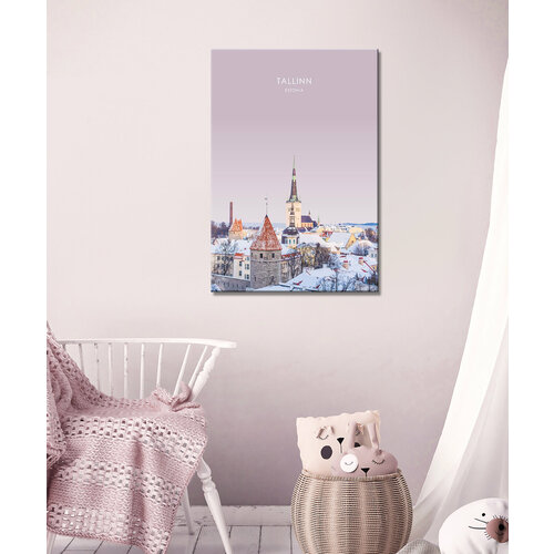 Картина/Картина на холсте для интерьера/Картина на стену/Картина для кухни/ -Эстония (13) 30х40