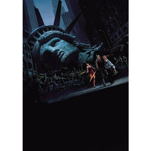 Плакат, постер на холсте Побег из Нью-Йорка (Escape from New York), Джон Карпентер. Размер 21 х 30 см