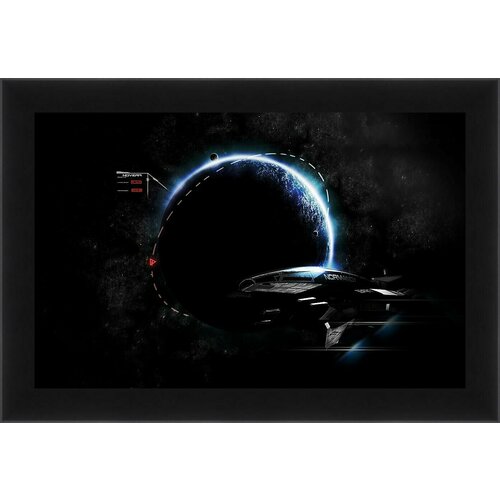 Плакат, постер на бумаге Mass Effect. Размер 30х42 см
