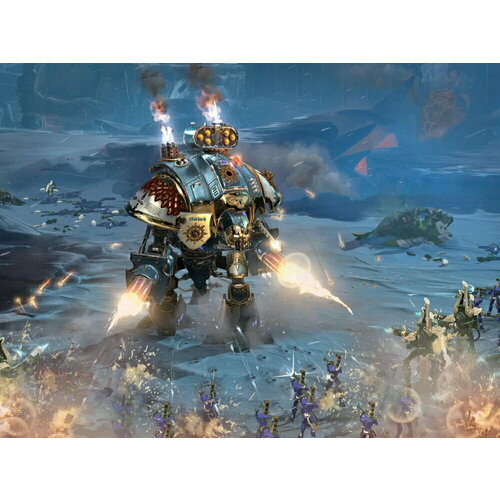 Плакат, постер на бумаге Warhammer 40000/Вархаммер/игровые/игра/компьютерные герои персонажи. Размер 30 х 42 см
