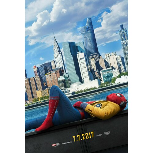 Плакат, постер на холсте Человек-паук: Возвращение домой (Spider-Man: Homecoming, 2017г). Размер 21 х 30 см