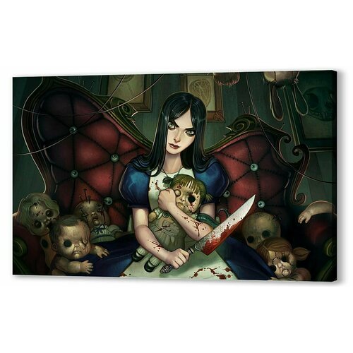 Плакат, постер на бумаге Alice: Madness Returns. Размер 60 х 84 см
