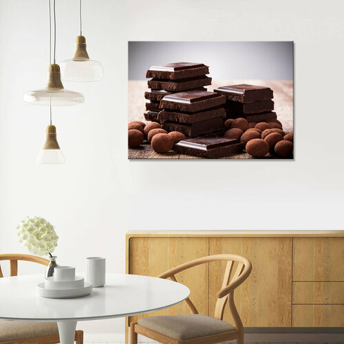 Картина/Картина на холсте для интерьера/Картина на стену/Картина для кухни/ - Аппетитный шоколад(3) 50х70