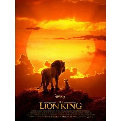 Плакат, постер на бумаге Lion King/Король Лев/комиксы/мультфильмы. Размер 42 х 60 см