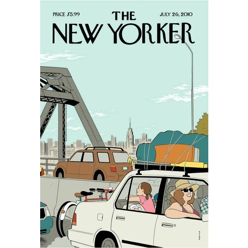 Плакат, постер на бумаге The New Yorker (July 26, 2010). Размер 42 на 60 см