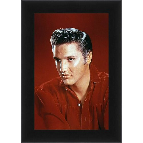 Плакат, постер на холсте Элвис Пресли. Elvis Presley. Размер 60 х 84 см