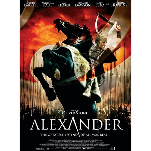 Плакат, постер на холсте Александр (Alexander, 2004г). Размер 21 х 30 см