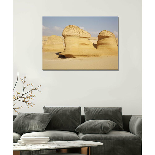 Картина/Картина на холсте для интерьера/Картина на стену/Картина для кухни/ - Египет/Вади эль Райан и Вади эль Хитан (2) 40х60
