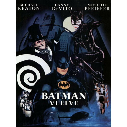 Плакат, постер на бумаге Batman/Бэтмен (1989)/комиксы/мультфильмы. Размер 21 х 30 см