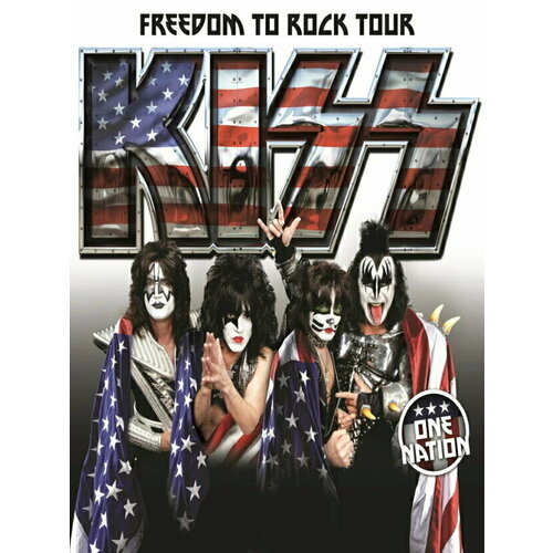 Плакат, постер на бумаге Kiss/Кисс/музыкальные/поп исполнитель/артист/поп-звезда/группа. Размер 30 на 42 см