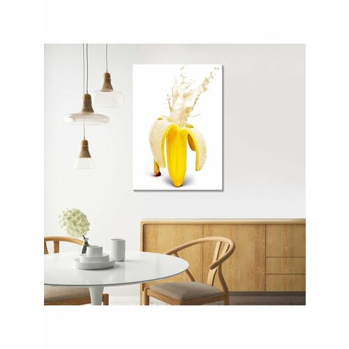 Картина на холсте с подрамником Банан 2 60х80