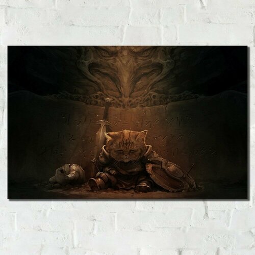Картина интерьерная на рельефной доске ОСП Игры Elder Scrolls V Skyrim - 14192
