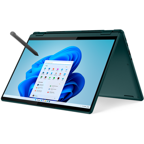 Ноутбук Lenovo Yoga 6 Gen 8 13.3" WUXGA Touch IPS/AMD Ryzen 5 7530U/16GB/512GB SSD/Radeon Graphics/Win 11 Home/RUSKB/зеленый (83B2003RRK)