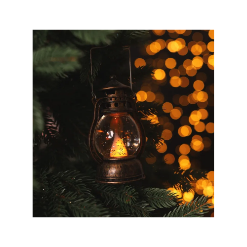 Рождественская декорация Старая рождественская лампа, 12 см, China Dans, артикул 9918285
