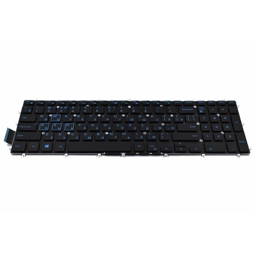 Клавиатура для Dell P89F ноутбука с синей подсветкой