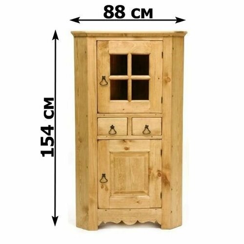 Шкаф для посуды ОМД (угловой) 88х56х154 см