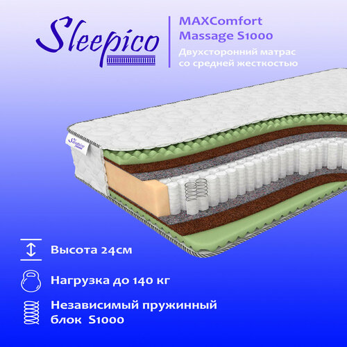Матрас Sleepeco Sleepeco MAXComfort Massage S1000 (190 / 200)