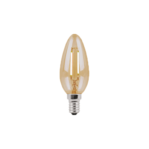 Лампа светодиодная «Винтаж» золотистая FС37, 7 Вт, 230 В, 2700 К, E14 (свеча) TDM SQ0340-0347, цена за 1 штуку