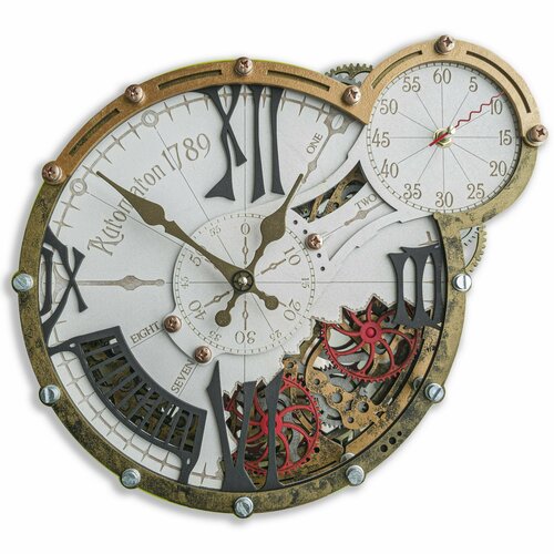 Часы настенные Автоматон 1789 Глочестер с подвижными шестеренками