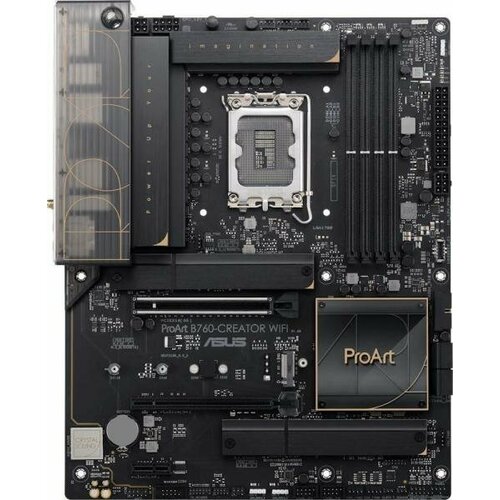 Материнская плата ASUS PROART B760-CREATOR WIFI Socket 1700 B760 4xDDR5 2xPCI-E 16x 1xPCI-E 1x 4xSATA III ATX Retail 90MB1FY0-M0EAY0