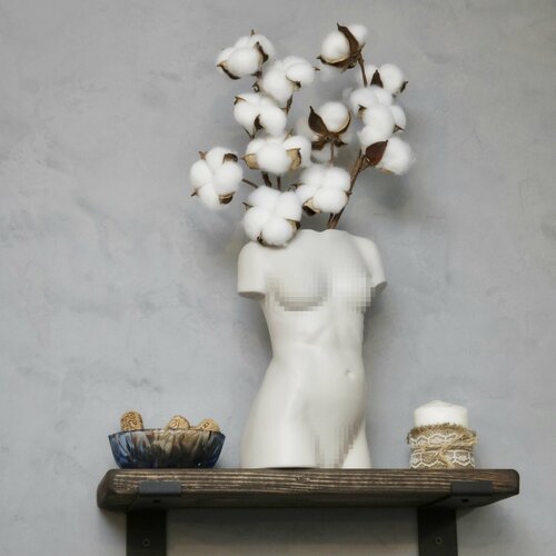 Кашпо декоративное Юность (женское тело) ваза для сухоцветов