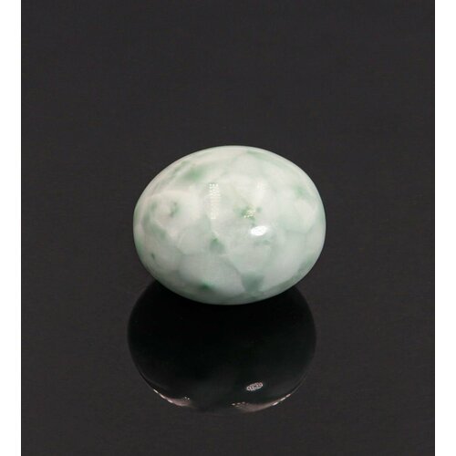Камень натуральный "Пектолит (Ангелит Зеленый)", галтовка (20-30 г, 25-33 мм)
