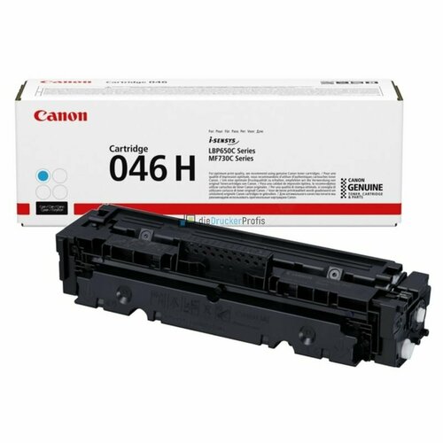 Картридж для лазерного принтера CANON 046 H Cyan (1253C002)