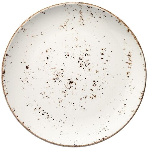 Набор тарелок Bonna Grain, 4 штуки, диаметр 19см, фарфор, белый