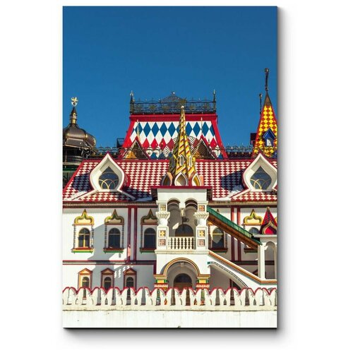 Модульная картина Измайловский Кремль в лучах солнца30x45