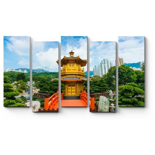 Модульная картина Великолепие Гонконга190x110