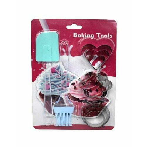 Кондитерский набор Baking Tools для приготовления и украшения тортов, пирожных / 11 предметов