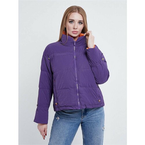 Куртка-рубашка Riches, размер 48, фиолетовый