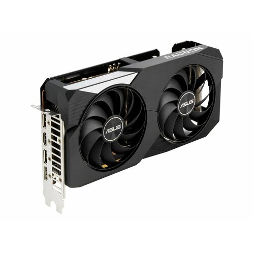 Видеокарта ASUS Dual Radeon RX 6650 XT OC Edition 1968Mhz PCI-E 8192Mb 17500Mhz 128 bit HDMI 3xDP DUAL-RX6650XT-O8G