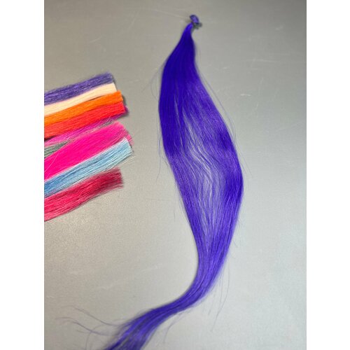 Волосы славянские Belli Capelli на классической капсуле оттенок purple 50см ( 10 капсул)