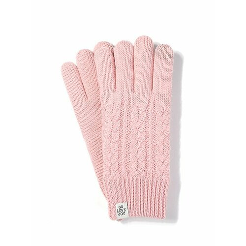 Перчатки , размер 7.5, розовый