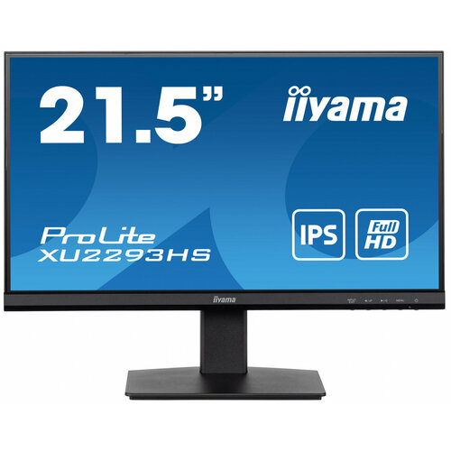 Монитор Iiyama 21.5" ProLite XU2293HS-B5 черный IPS LED 16:9 HDMI M/M матовая 250cd 178гр/178гр 1920x1080 75Hz FreeSync DP FHD 2.8кг