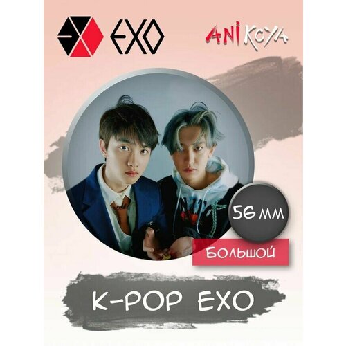 Значки на рюкзак Exo k-pop набор
