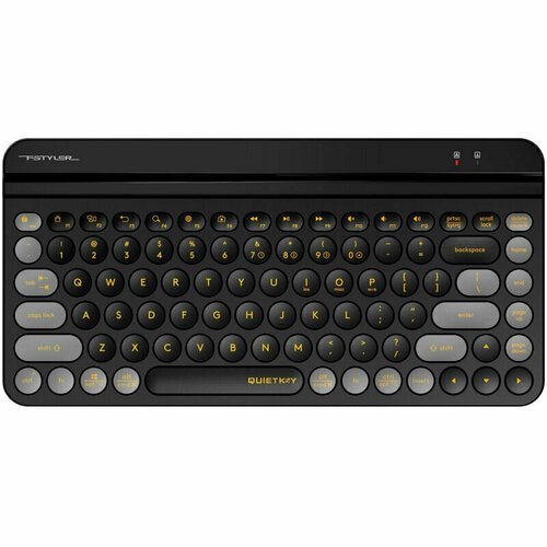 Клавиатура A4Tech Fstyler FBK30 черный/серый USB/BT(FBK30 BLACKCURRANT), 1777589