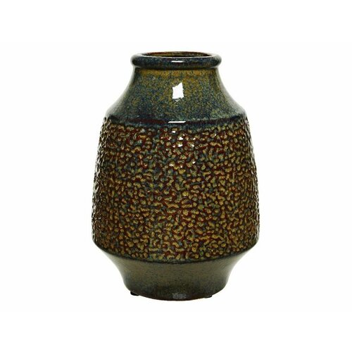 Керамическая ваза следы на песке, ручной работы, фиолетовая, 26 см, Kaemingk